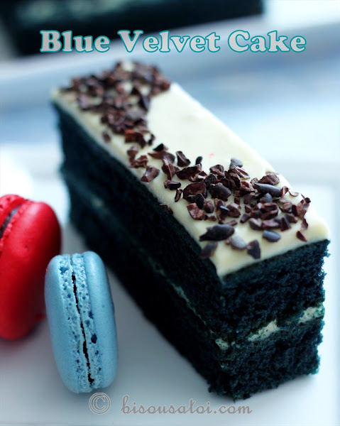 Blue Velvet Cake - Bisous À Toi