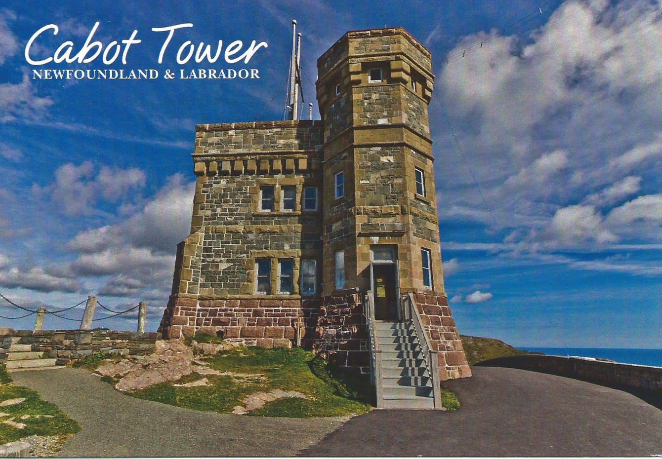 MY POSTCARD-PAGE: CANADA ~ Cabot Tower - St. John's - Newfoundland ...