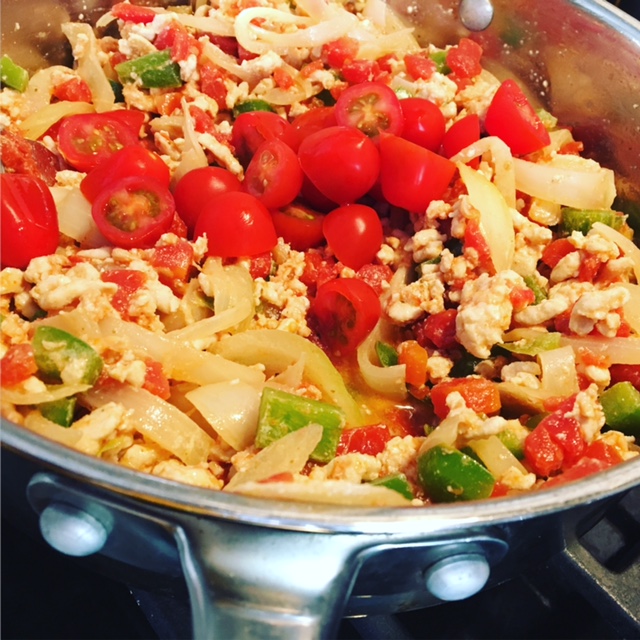 One Pan Ground Turkey Mix! 21DF APPROVED!