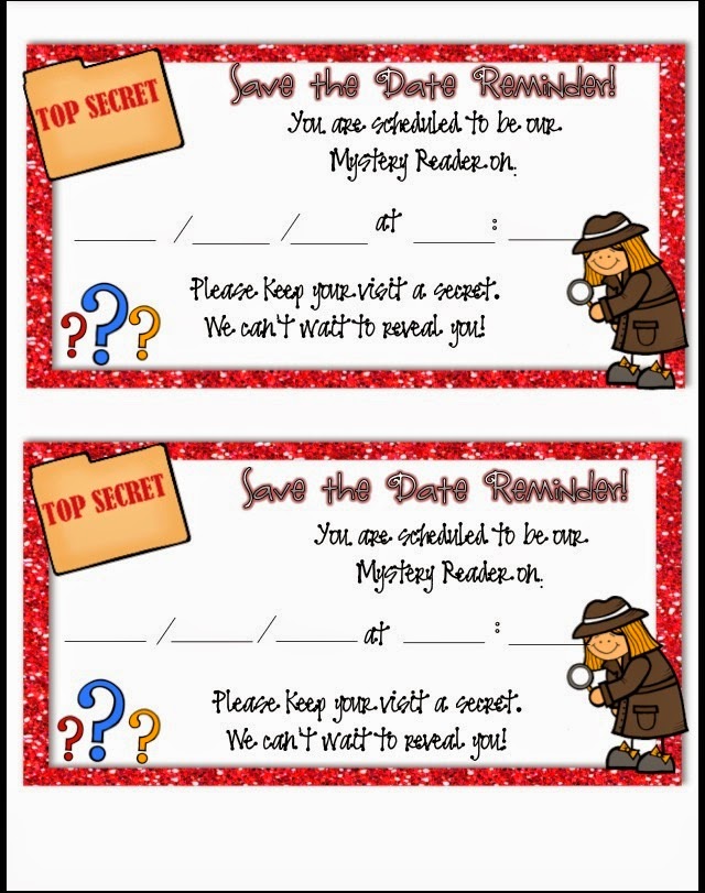 The Magic of Teaching: Mystery Reader