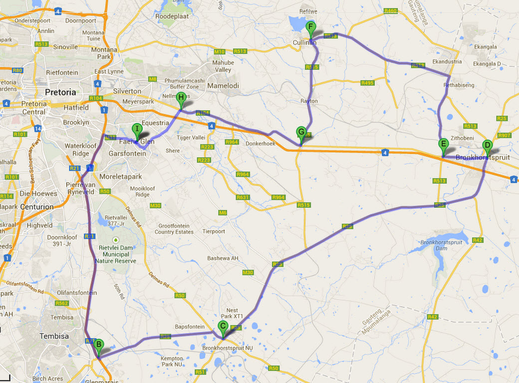 Boiler Biker: Breakfast run - Bapsfontein, Cullinan