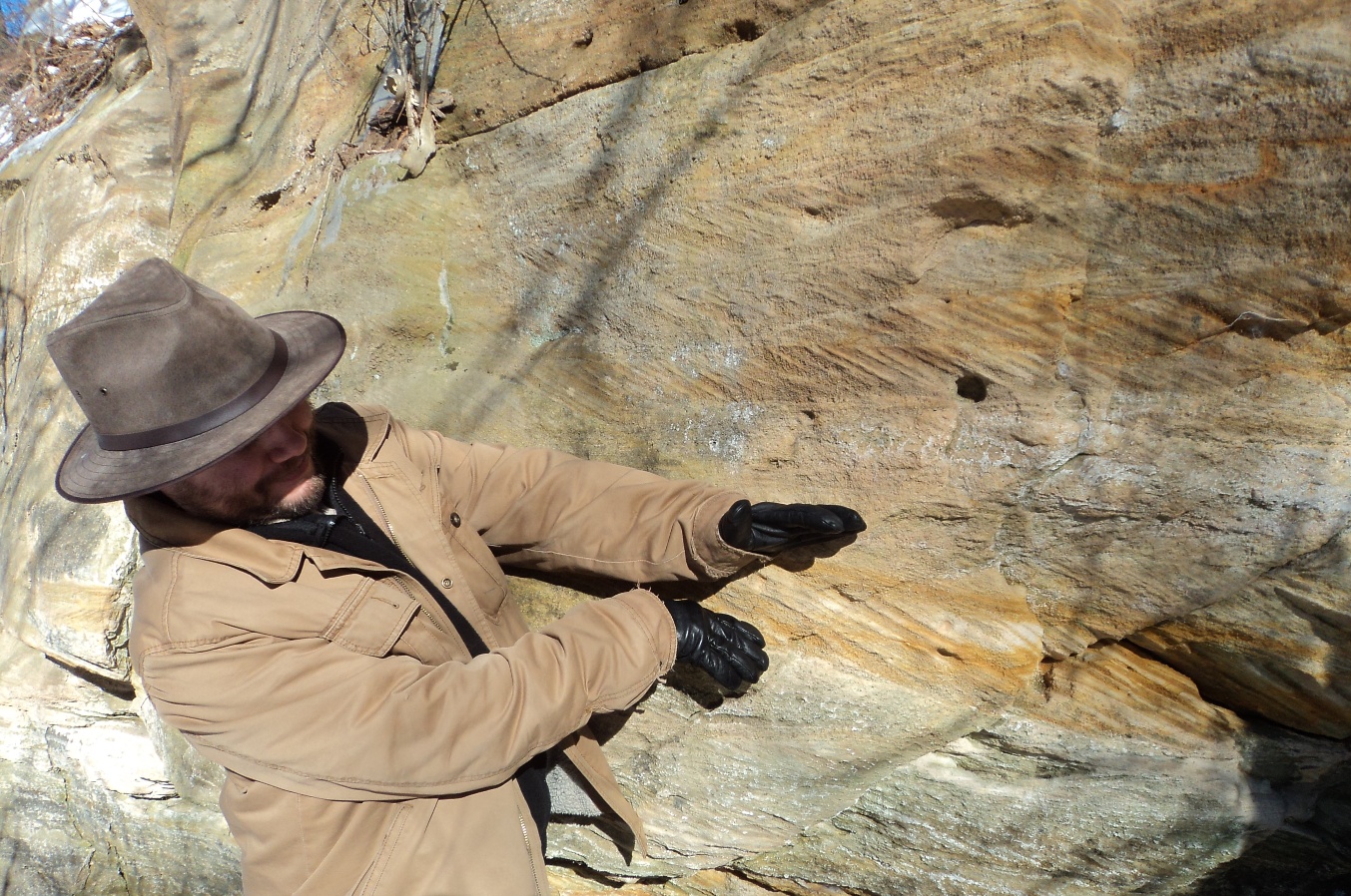 Aerial Geologist: Old Rocks, Cold Rocks: Mid-winter Outcrop of the Mt ...