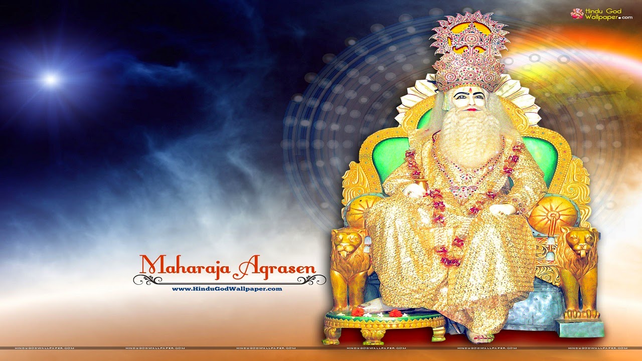 Maharaja Agrasen Ji Wallpaper for Desktop-Hindu God Wallpaper for Desktop
