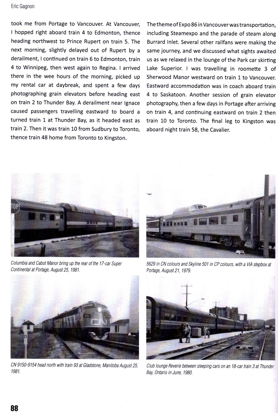 NEW VIA RAIL BOOK: Now Available