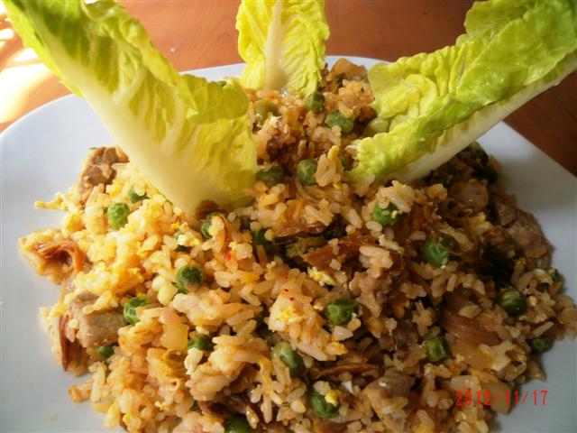 Porky's Cavern: Kim Chee Fried Rice