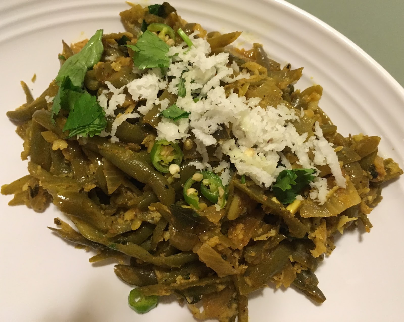 RecipeGrabBag: Shravan Ghevda (Farasbeen) or French Beans Bhaji