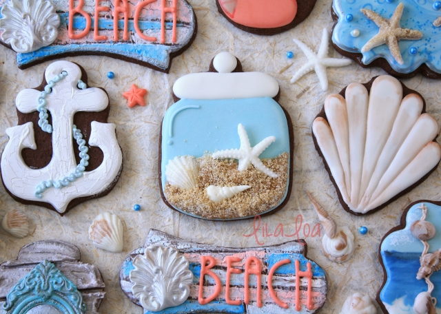 How to Make Decorated Seashell Jar Cookies