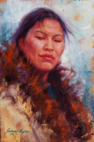 White Wolf : 20 James Ayers outstanding paintings of Native American ...