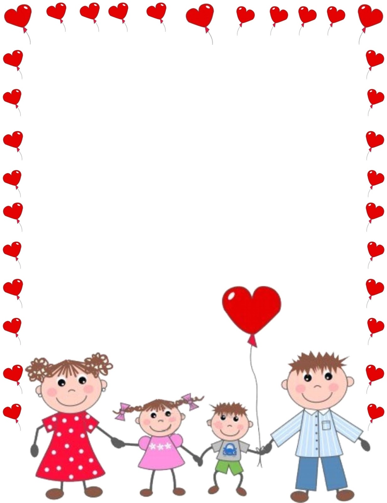 Bordes decorativos la familia - Imagui