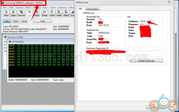 Xprog M V5.84 New Authorizations Comparing with Older Version | Kess V2 ...