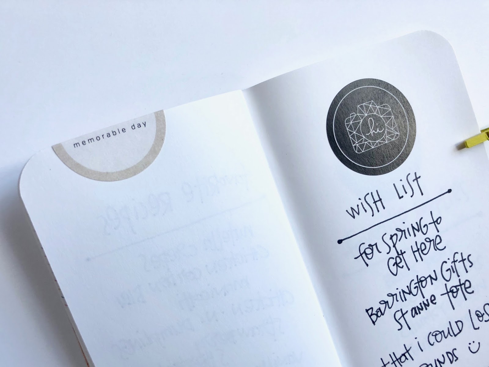 Using my Field Notes Journal for Listing