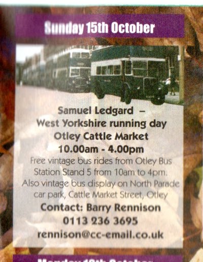 Horsforth Museum: Sammy Ledgard Annual Transport Collectors fair and ...