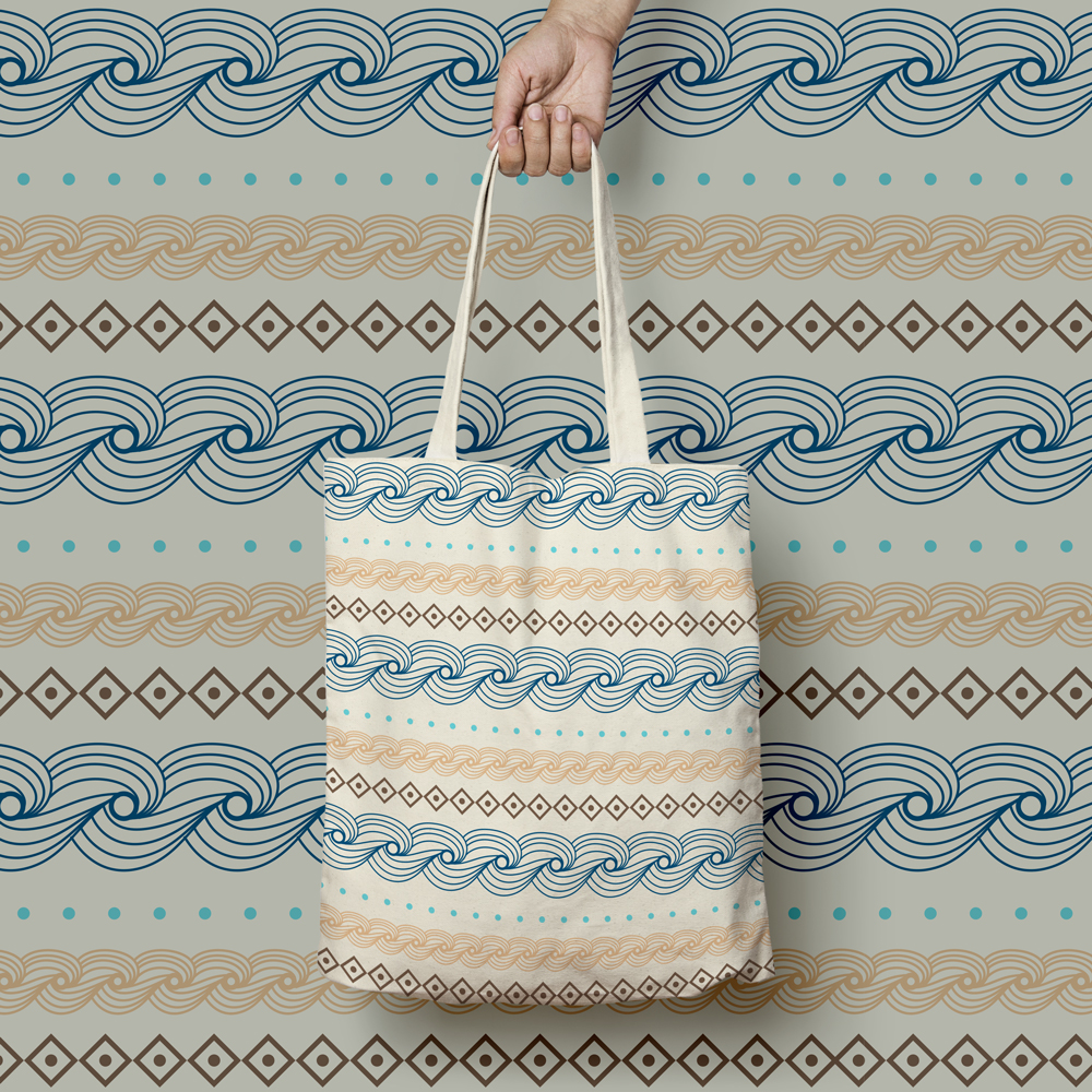 Day 190 - Sea waves - Natalia Kolodiazhna Surface Design · Blog