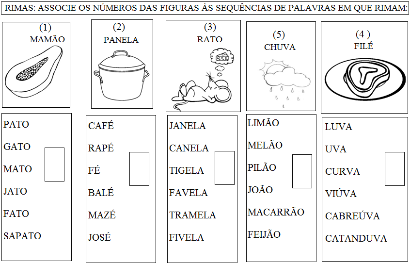 DUZINHA: L. PORTUGUESA (RIMAS)