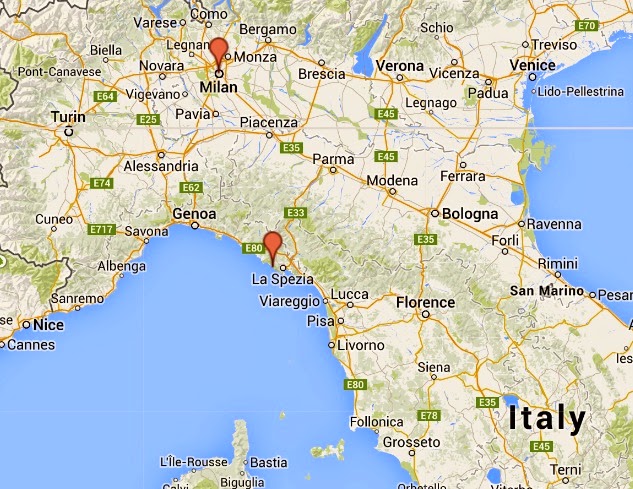 Stacia's Adventures from Milan: trip to Cinque Terre with Joolie!