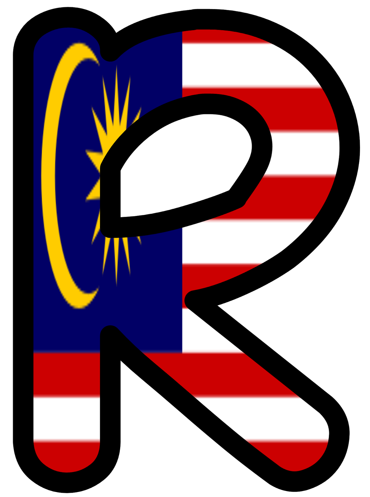 teacherfiera.com: ALPHABET (MALAYSIA FLAG FILL)