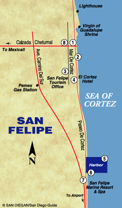 Mapa de San Felipe Político Región | Mapa Político Ciudad Región ...