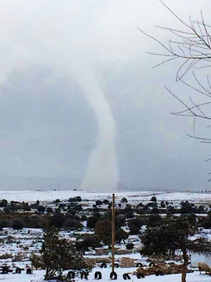Matt's Weather Rapport: Extremely Rare Tornado In Snow. I'll Call It A ...