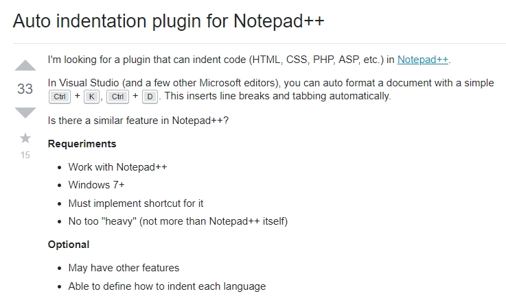 Notepad++ xml formatter plugin - timevax