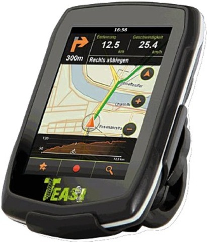 GPS op de Fiets: Goedkoopste GPS fietsnavigatie de Teasi One