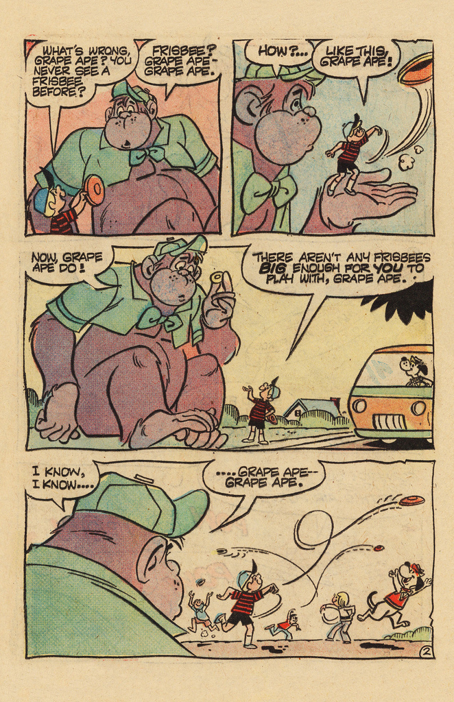 THE CHARLTON COMICS READING LIBRARY: THE GREAT GRAPE APE #2 November 1976