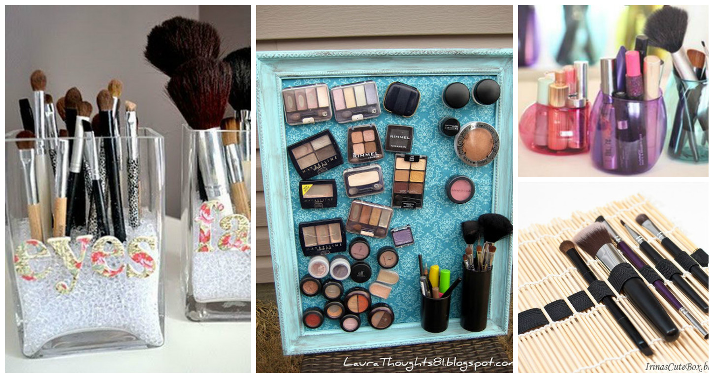 7 Ideas muy originales para guardar todo tipo de maquillaje ~ Belleza y ...