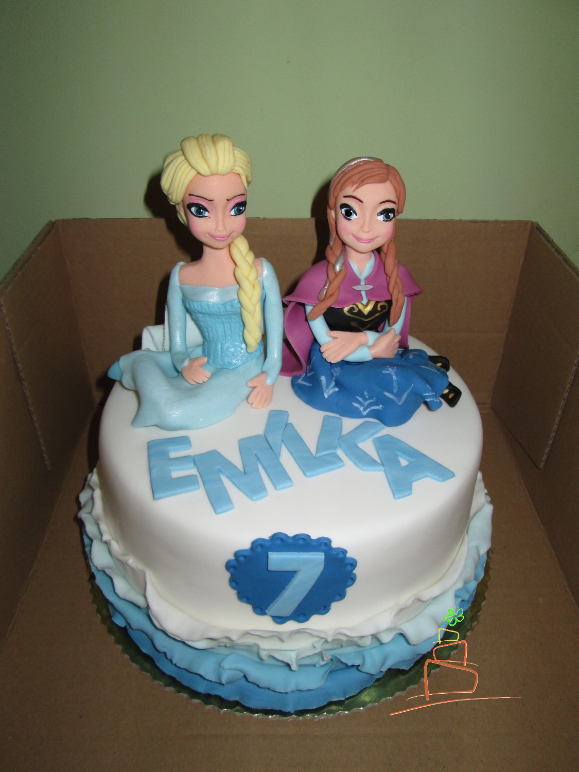 Torty InaS: I jeszcze raz Kraina Lodu - Elsa i Anna (FROZEN)