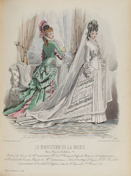 All The Pretty Dresses: Natural Form Era Wedding Gown