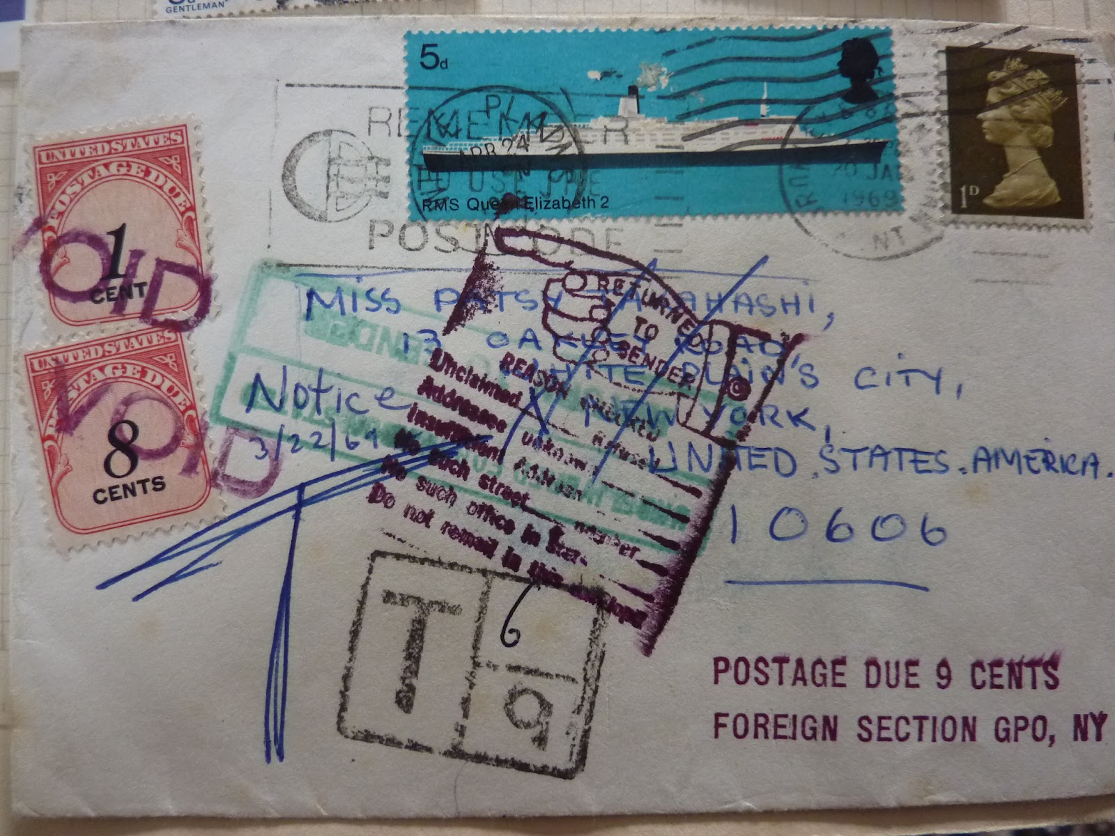 Rachel Markwick Returned To Sender 1969 Letter To A Penfriend Rachel Markwick Returned To Sender 1969 Letter To A Penfriend