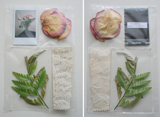 onetwothreepeaceful: Make it: Plastic photo inserts for art journals
