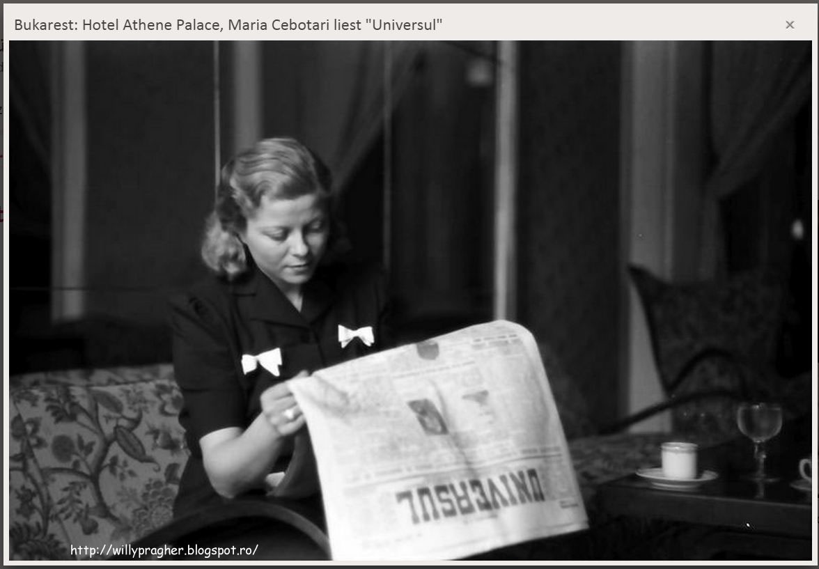 Willy Pragher: Maria Cebotari - turneu la București în primăvara anului ...