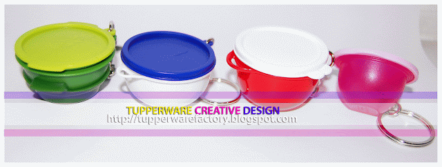 TUPPERWARE CREATIVE DESIGN: TUPPERWARE KEYCHAINS AND MAGNETS
