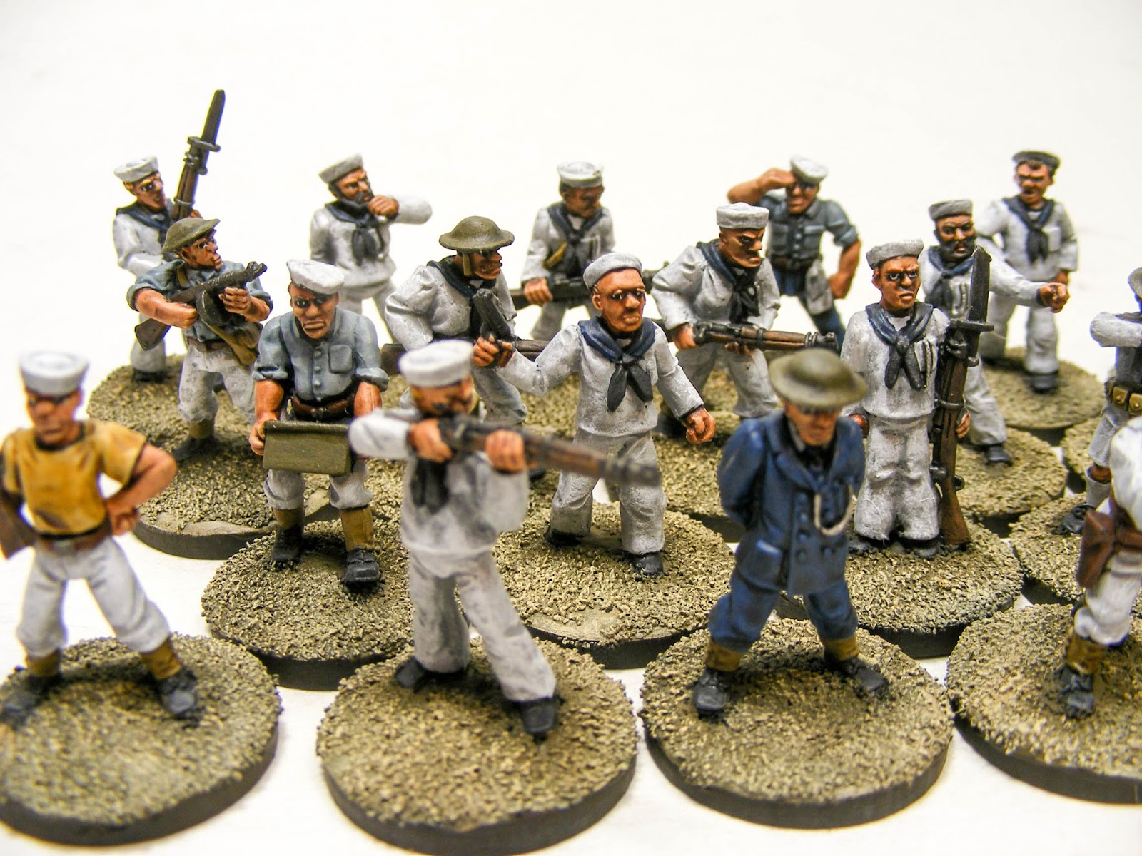Evil Bob's Miniature Painting: 28mm Commission: Various Pulp Figures