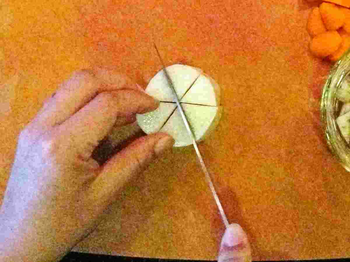 Recipes for Tom: Rangiri diagonal cut