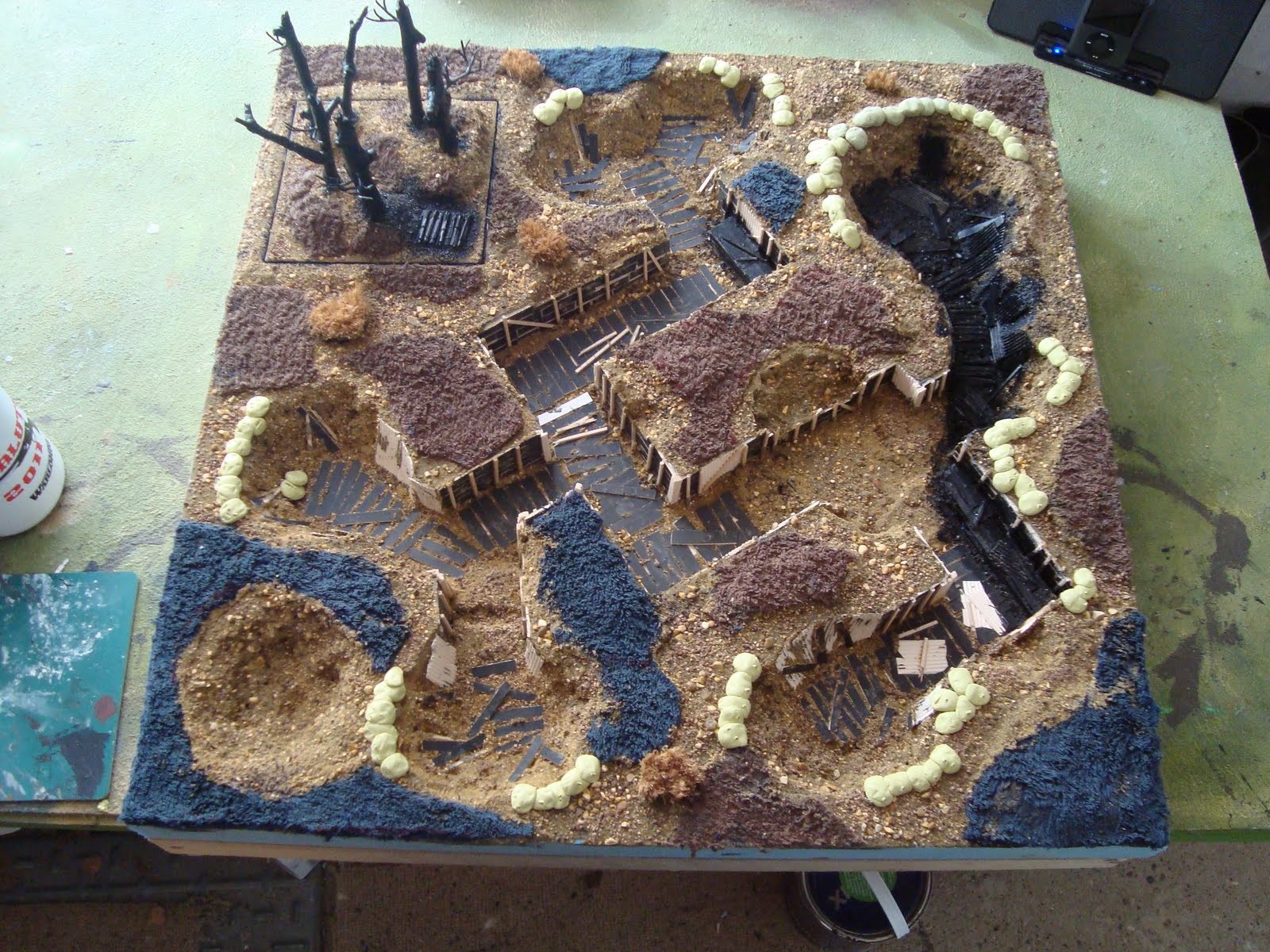 Roundwood's World: No Man's Land Terrain: Free-Standing Trenches ...
