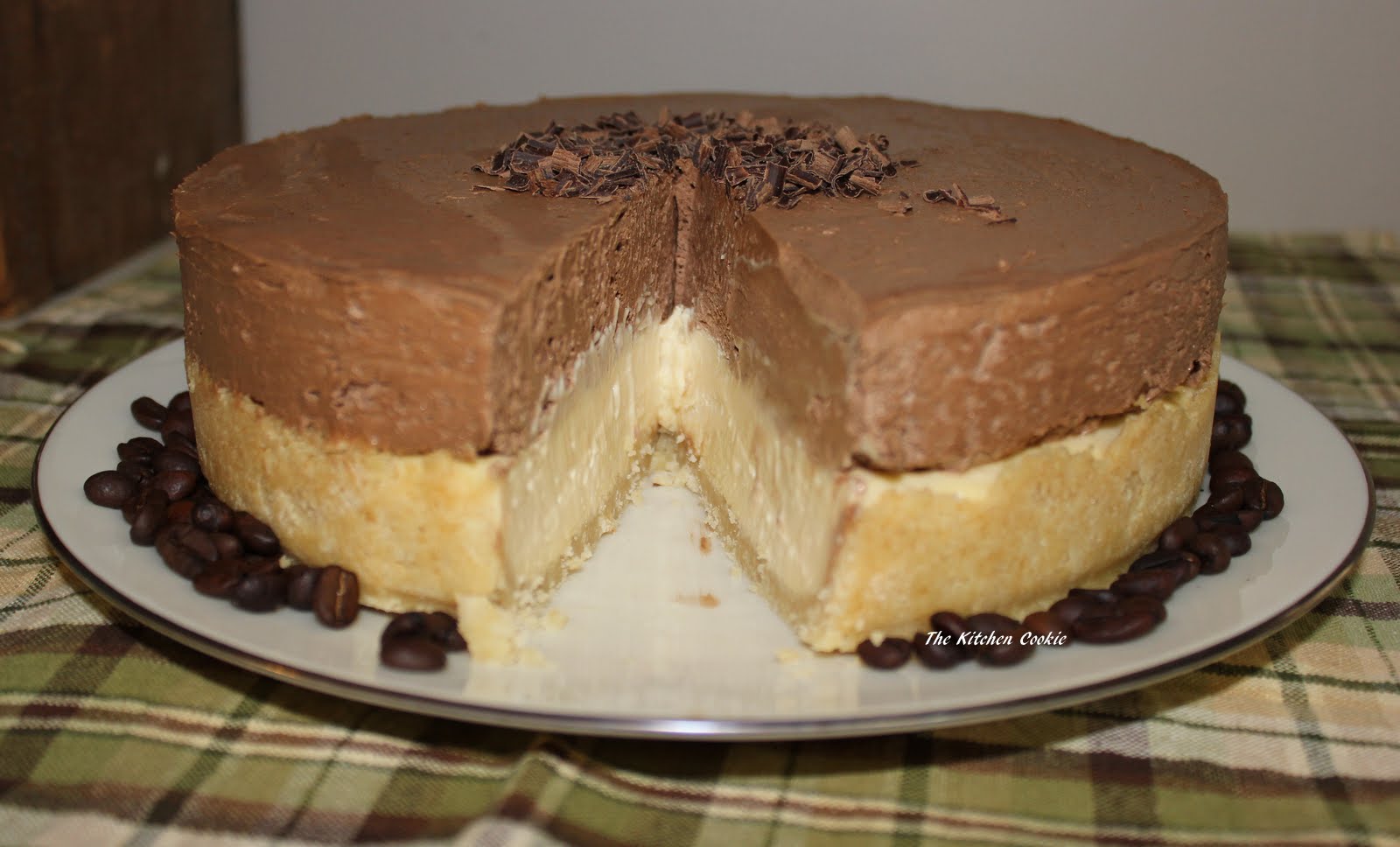 Dark Chocolate Mocha Mousse Cheesecake with Roasted Macadamia Nut ...