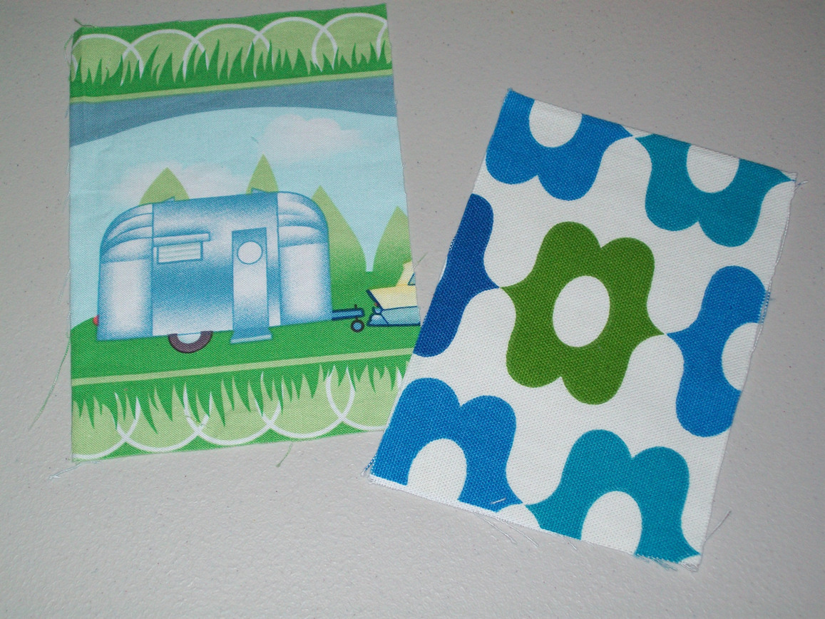 bloggerkittyred: Vintage Travel Trailer Mug Rug