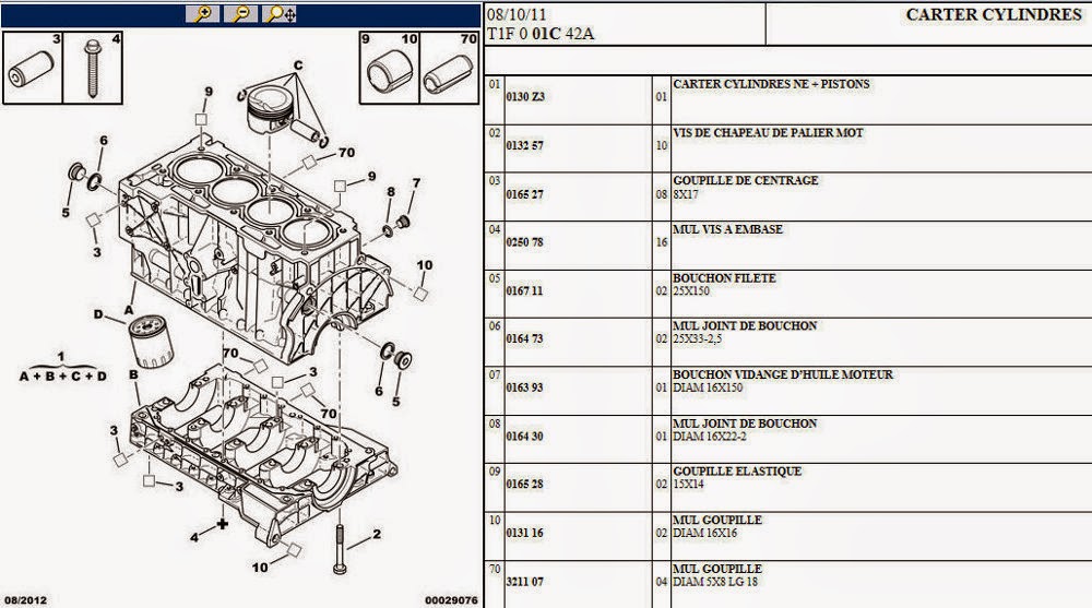 .: 206RC EW10J4S - Despiece Motor y Periféricos