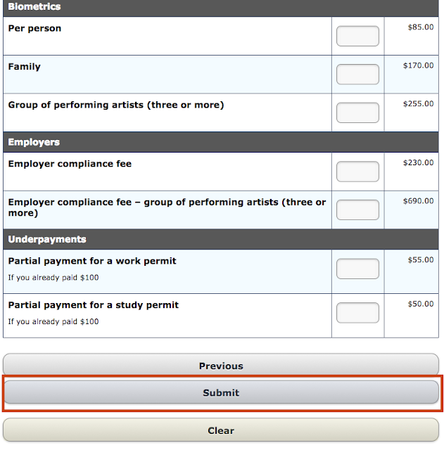 캐나다 BOWP 신청 방법 (5) - Open Work Permit Holder 비용 결제 후 전송 - 이악물고 캐나다