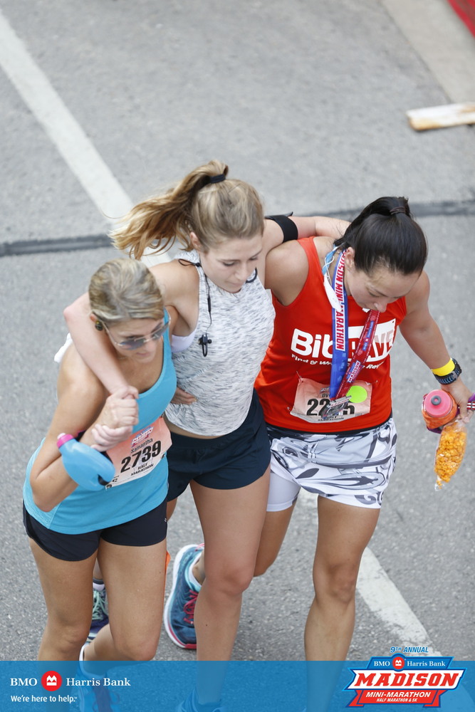 Faith in humanity restored ~ Madison Mini Marathon 2017
