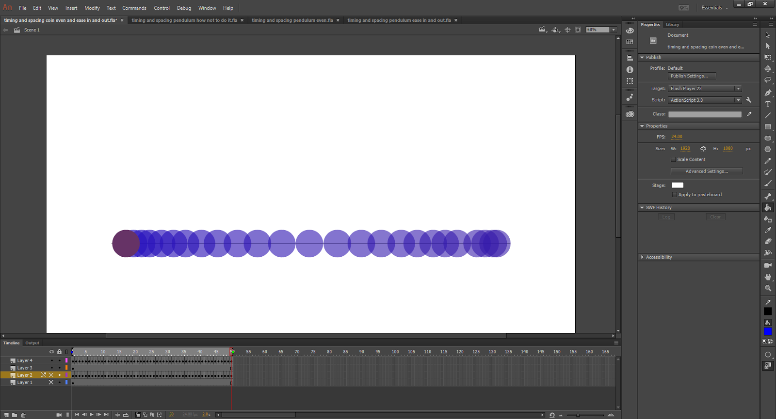 Animation 02: Timing and Spacing