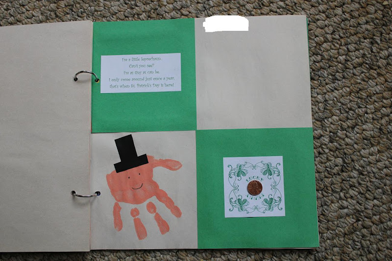 THE MUDDY PRINCESS: Kindergarten Handprint Scrapbook