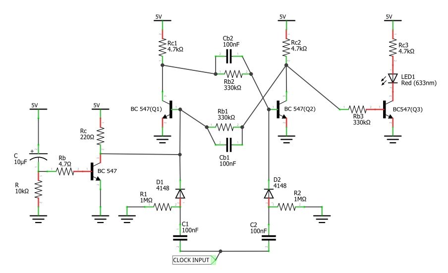 T-FLIP FLOP USING TRANSISTORS