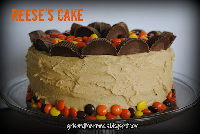 girls and their meals: Reese's Cake