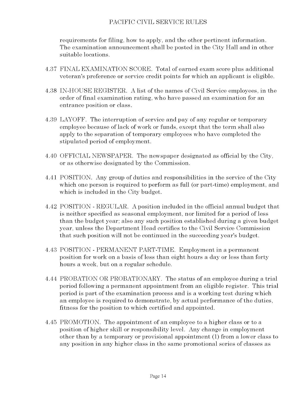 Committee To Recall Cy Sun: Civil Service Rules