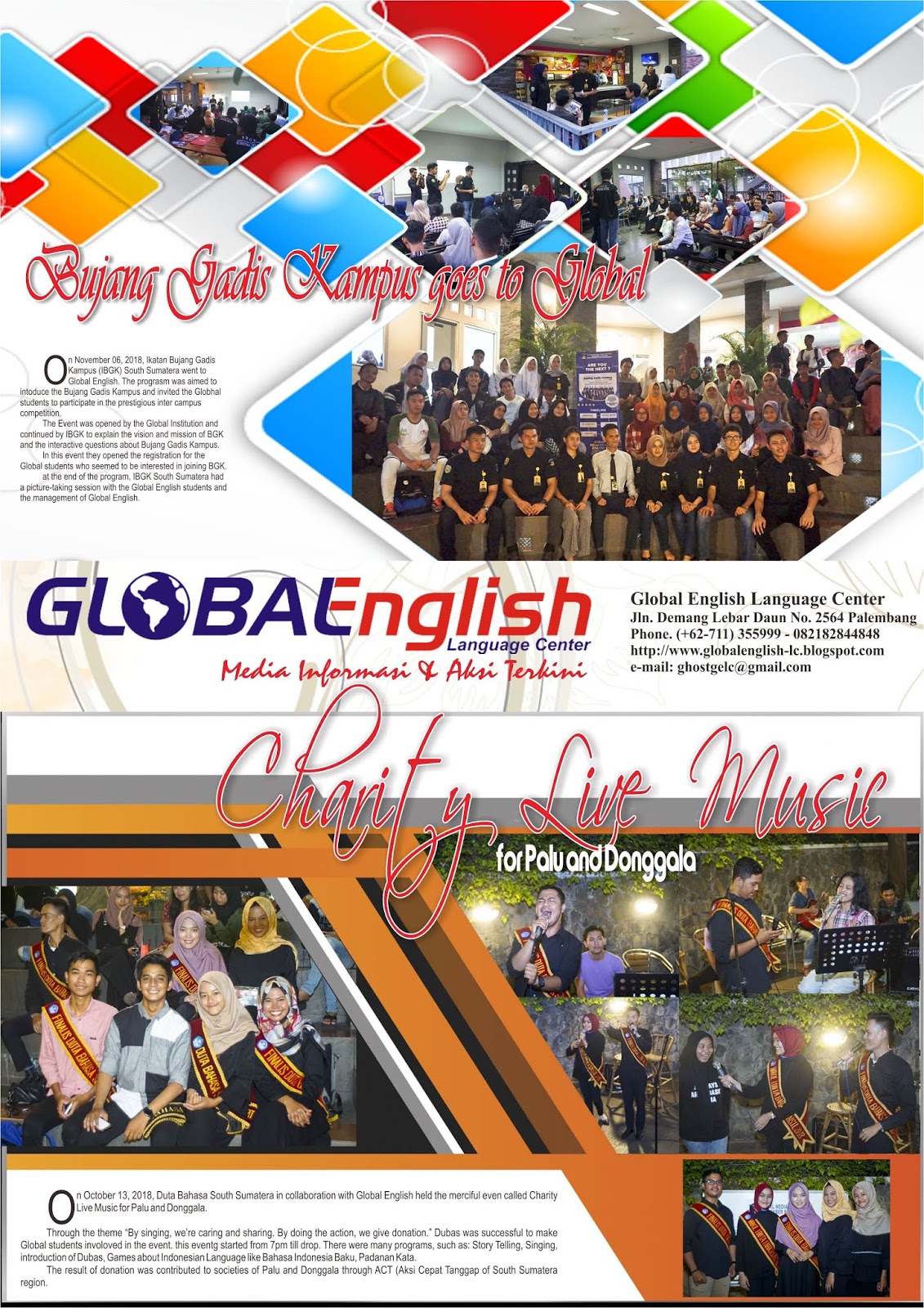 Global English Language Center: 2018