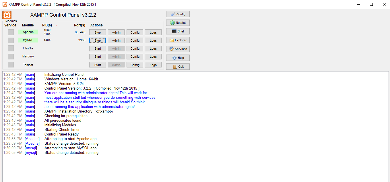 Cara Mengaktifkan MYSQL di XAMPP melalui CMD ( Command Prompt ) - SMK ...