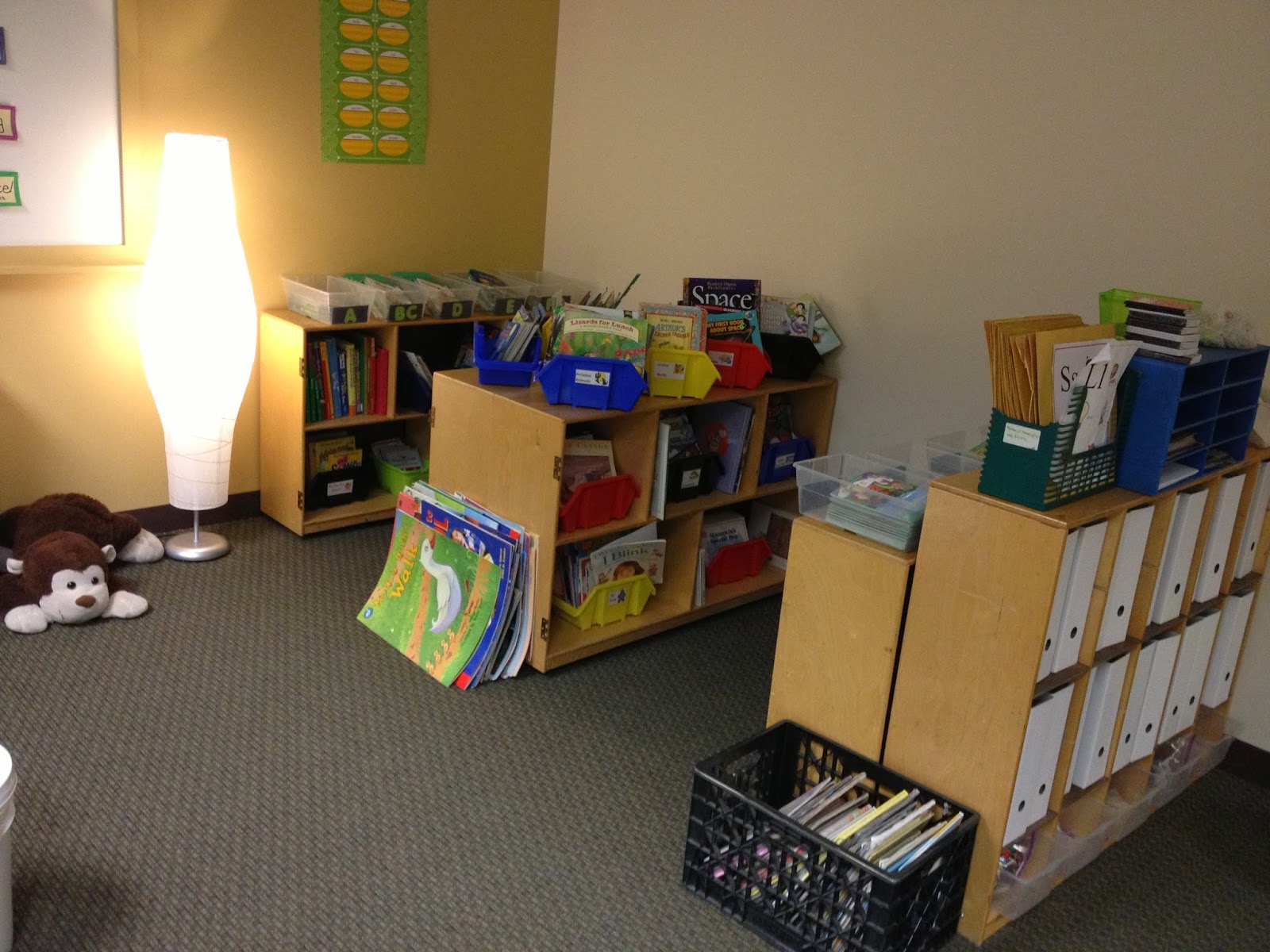 The Reading Rug--Fun in First Grade: Classroom library