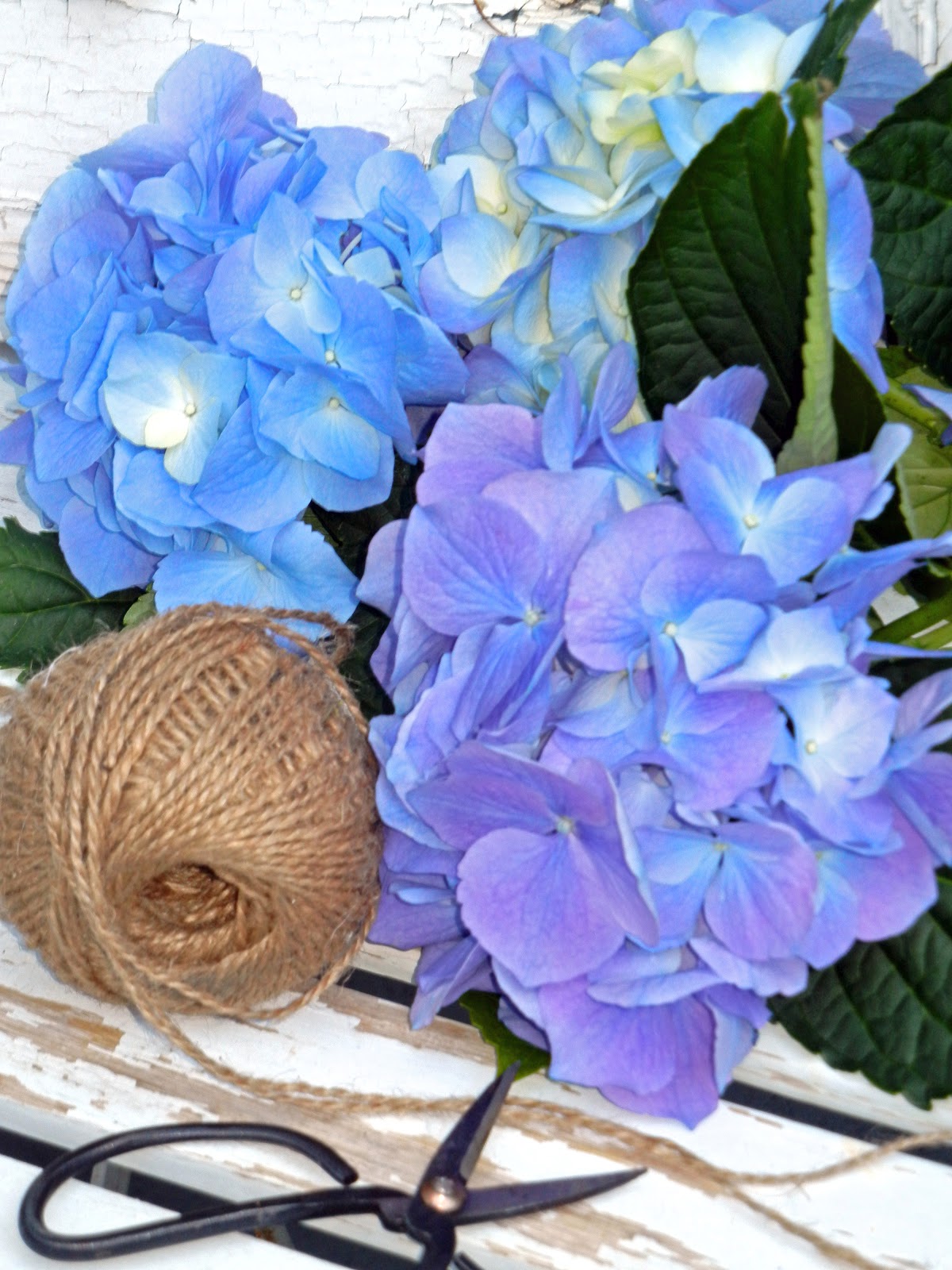 My Painted Garden: Painting Blue Hydrangeas