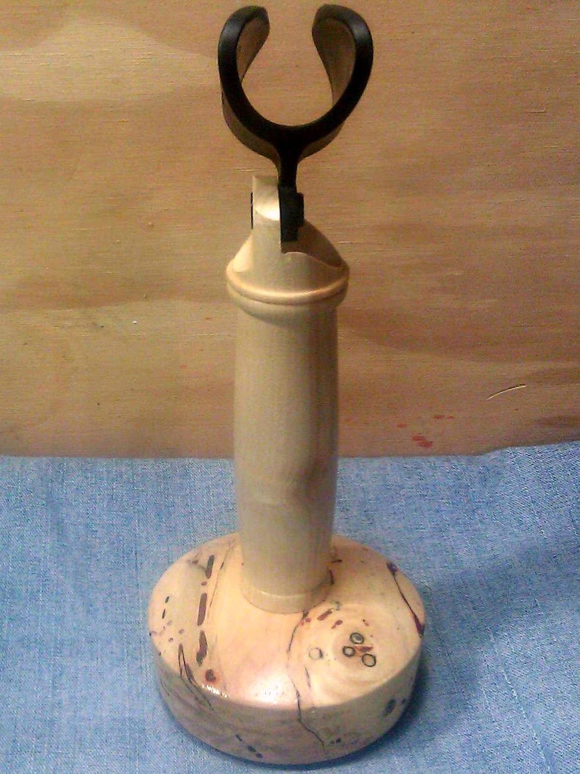 The Wood Knack: Making a maple microphone stand